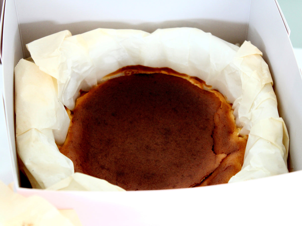 Classic Burnt Basque Cheesecake | Noughts & Crosses Cake Boutique