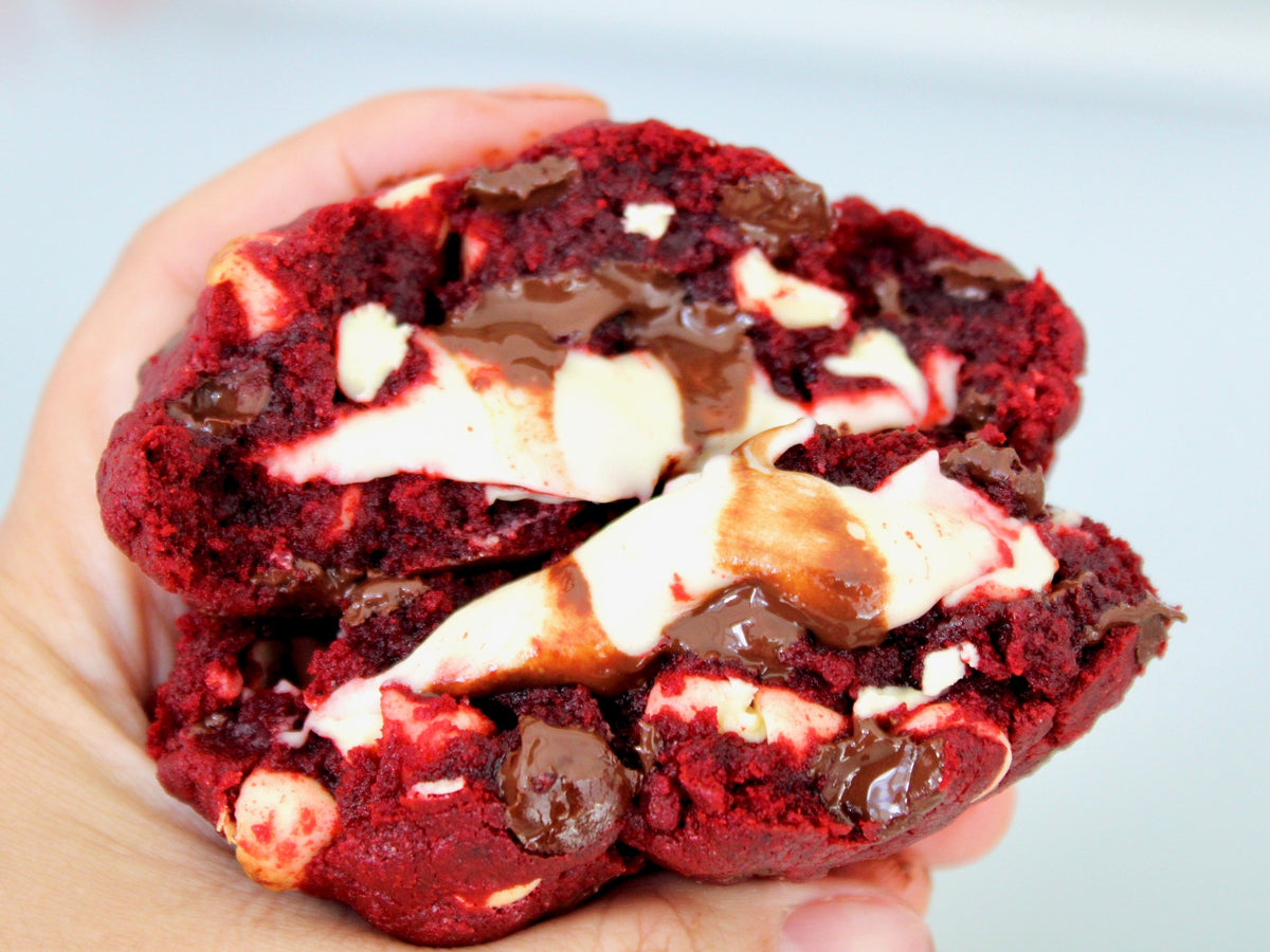 Red Velvet Chunky Cookie | Noughts & Crosses Cake Boutique